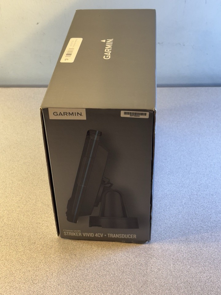New Open Box Garmin Striker Vivid 4CV + Transducer Fishfinder GPS | eBay