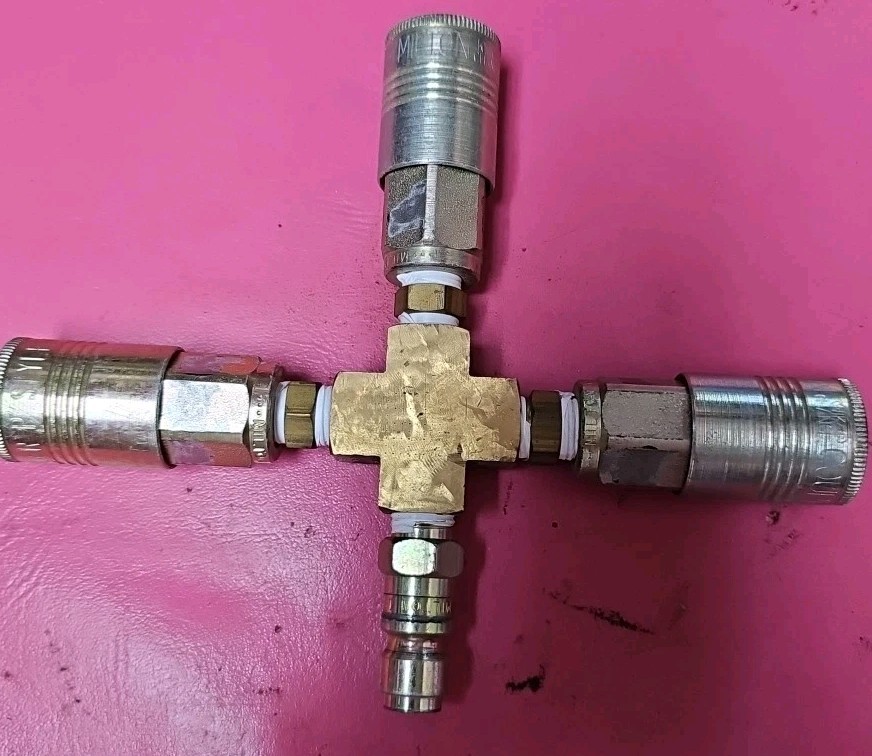 Coleman 20 gallon 5 horsepower compressor. With 3 Way Output Block. | eBay