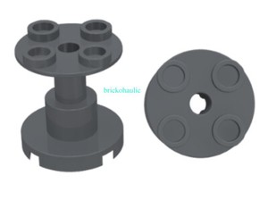 Lego Support 2 x 2 x 2 Stand with Complete Hole Parts Pieces Lot ALL ...