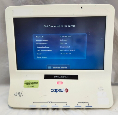 Capsule SmartLinx Neuron 2 Patient Monitor REV 3 | eBay