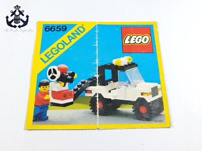 LEGO 1980s Classic Town T.V. Camera Crew INSTRUCTIONS Manual For Set ...