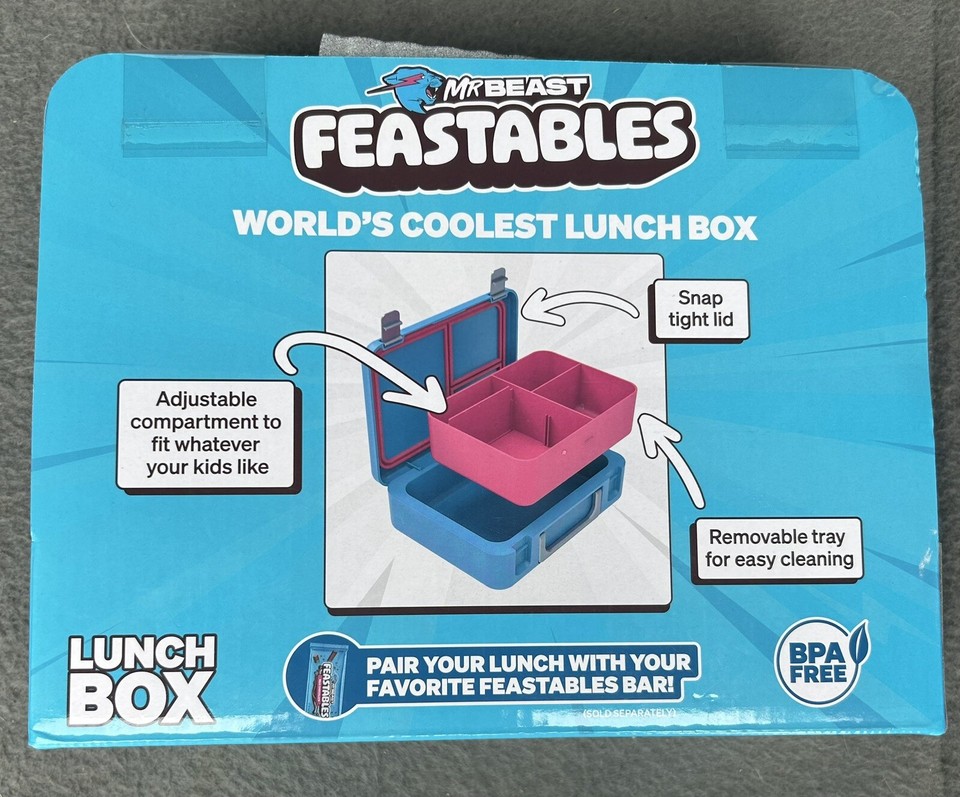 Mr Beast Feastables Lunch Box *Brand New* Best Lunchbox In The World 🌎 ...