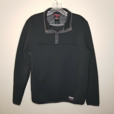 Gerry Mens Black Long Sleeve Sweater Jacket Size M | eBay