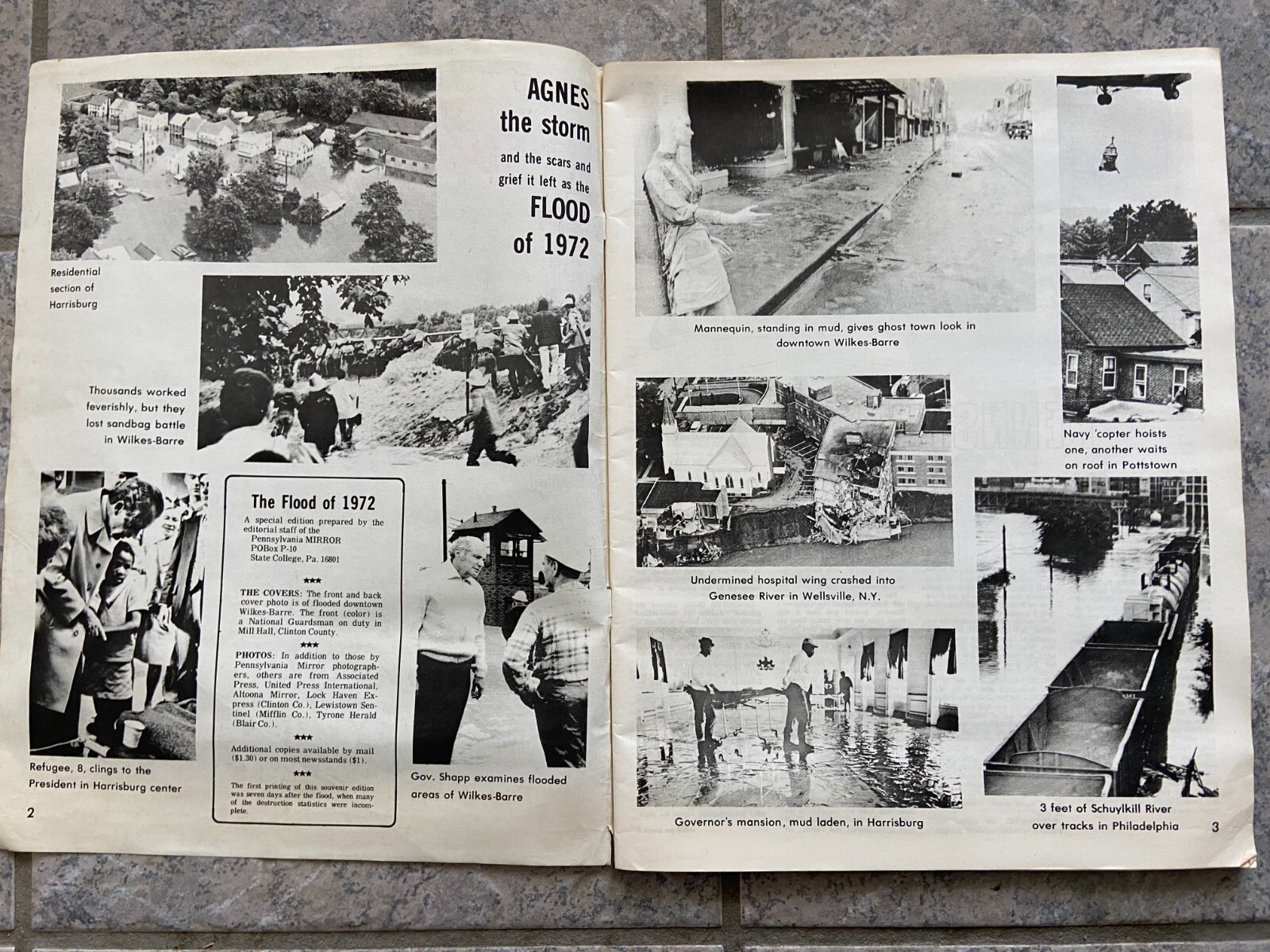 Flood 72 Review June Disaster PA Millheim Harrisburg Lewistown Lock ...