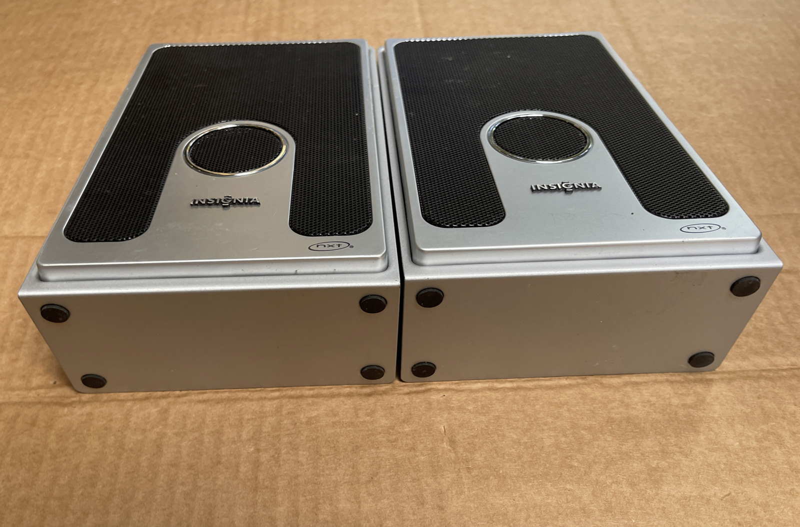 Insignia NXT Flat bookshelf Speakers | eBay