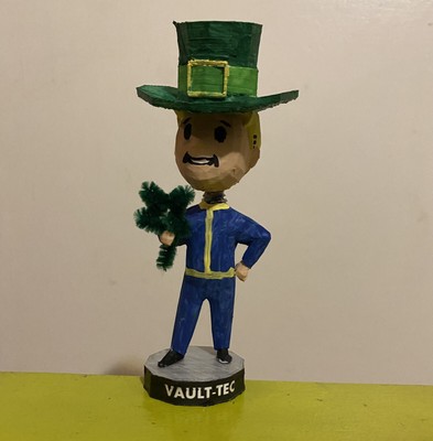 Fallout Vault Boy Bobblehead - Luck (3D Print, Paint it Yourself) | eBay