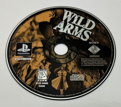 Wild Arms (Sony PlayStation, 1997) PS1 Disc Only | eBay