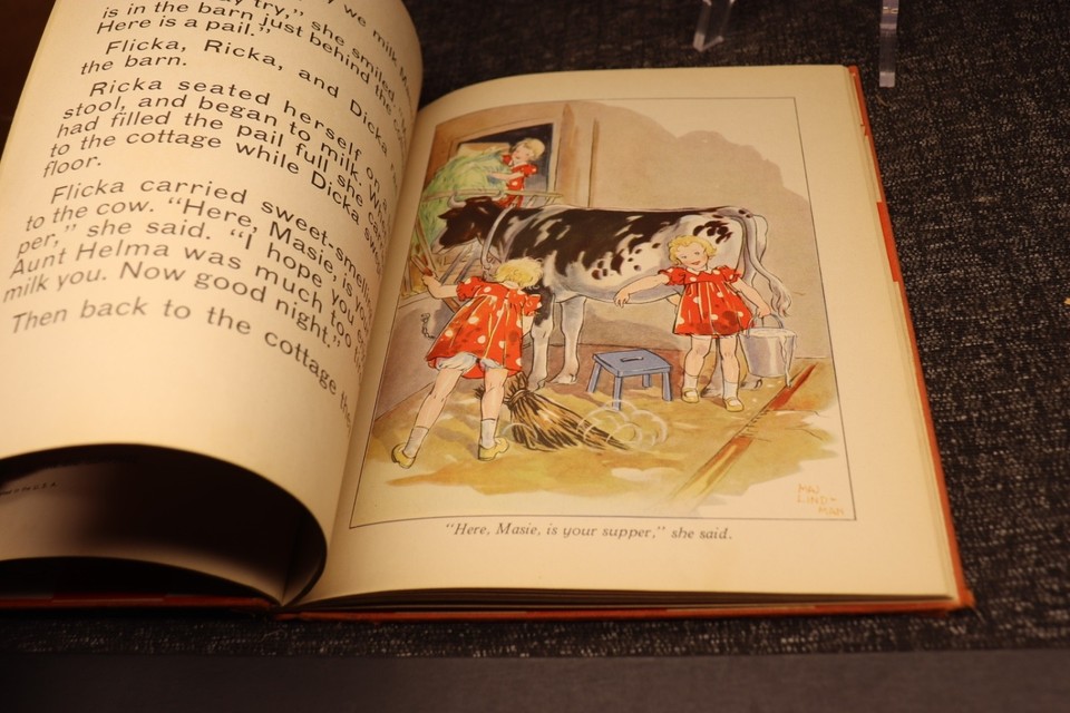 Flicka Ricka Dicka & New Dotted Dresses HC Book Maj Lindman 1939 1st ...