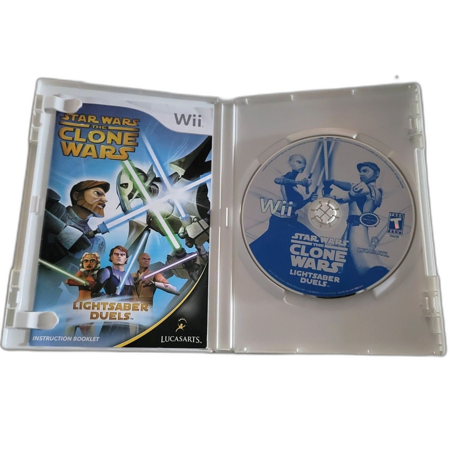 Star Wars Nintendo Wii The Clone Wars Lightsaber Duels | eBay
