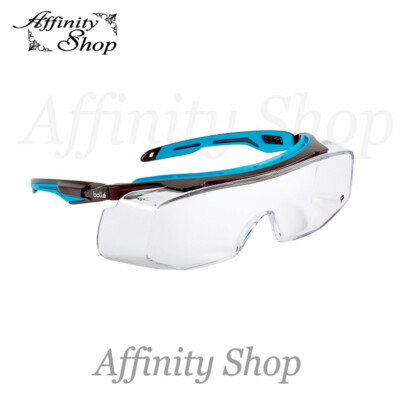 Tryon OTG Safety Specs Bolle Overspec Glasses Clear Platinum Anti-Fog ...