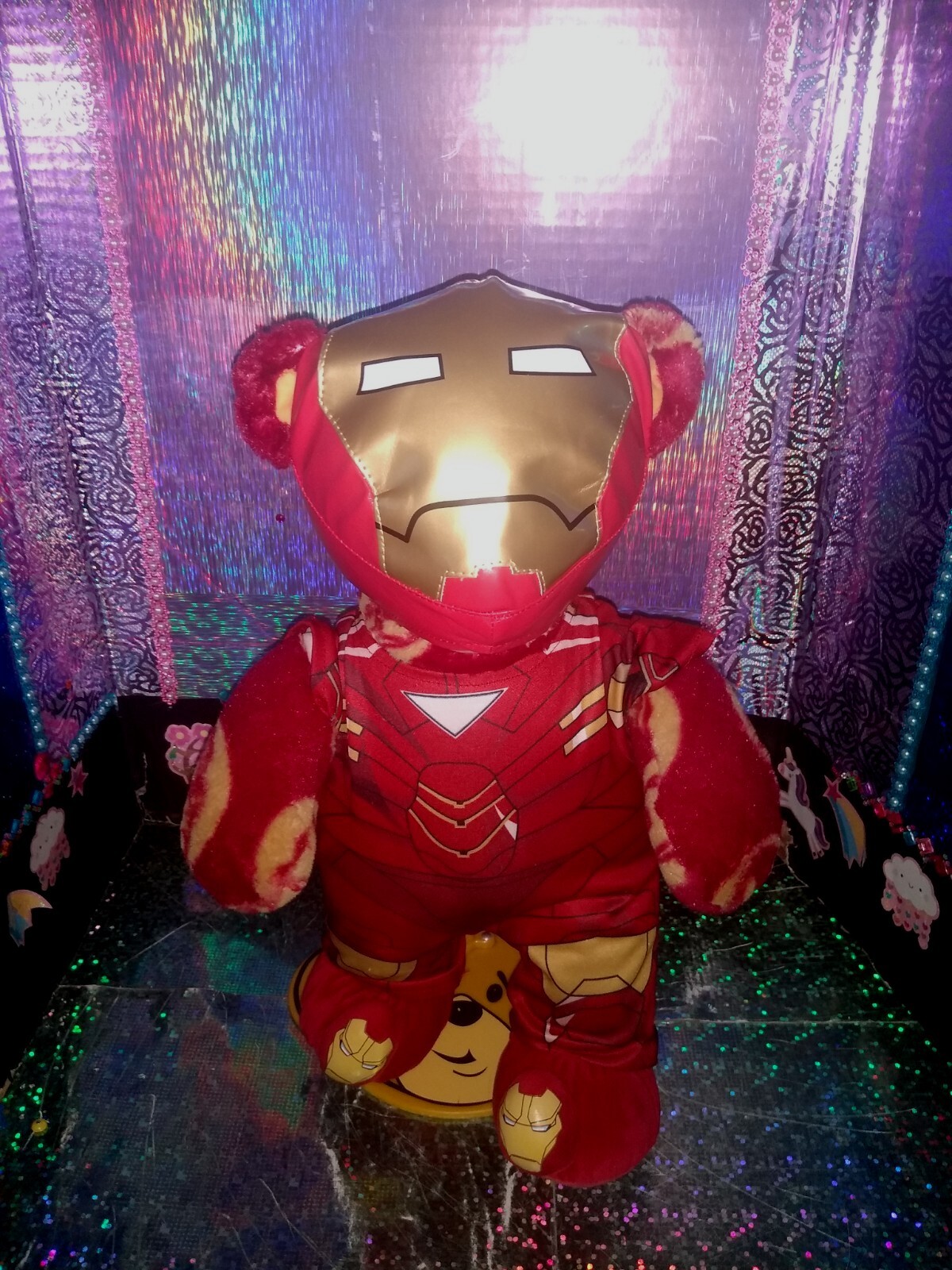 🦄Build-A-Bear / Marvel Avengers "Iron Man" Bear w/Iron Man Costume 16 ...