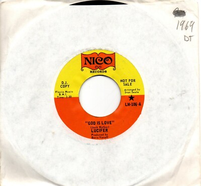 Lucifer:God is love/Anna Lou Bagimbel:US Nico:1969:DJ | eBay