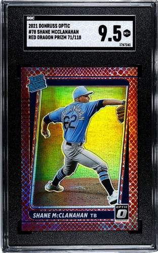2021 Panini Donruss Optic - Rated Rookie Shane McClanahan #78 Red ...