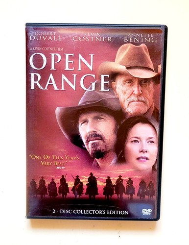 Open Range DVD Western Drama 2003 R Kevin Costner Annette Bening Free ...