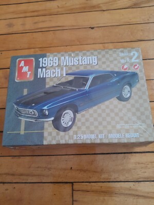 AMT 1969 Mustang Mach 1 Kit #38219 1:25 scale Factory Sealed | eBay