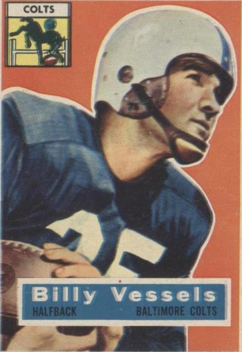 1956 Topps Billy Vessels #120 for sale | eBay