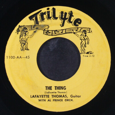 LAFAYETTE THOMAS: the thing / weekly blues TRILYTE 7" Single 45 RPM | eBay
