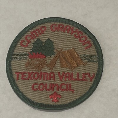 New CAMP GRAYSON, TEXOMA VALLEY COUNCIL, Boy Scouts of America BSA 1980 ...