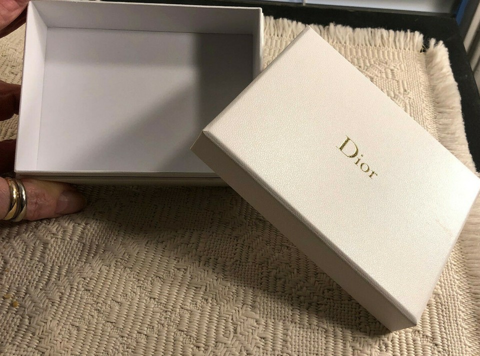 DIOR GOLD LOGO SMALL GIFT BOX 5 X 3.75 X 1.75 | eBay