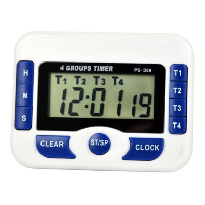 Digital Four Channel Timer w/4 Independant Group 99hr59min Countdown ...
