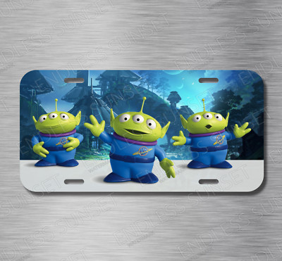 Alien Toys Claw Toy Story Space alien toys License Plate Front Auto Tag ...