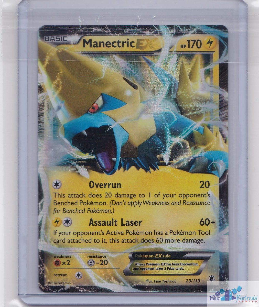 MANECTRIC EX POKEMON 23/119 XY Phantom Forces ULTRA RARE Card | eBay