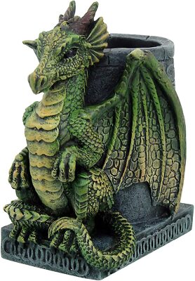 Nemesis NEM2564 Now Green Wyrm Dragon Pen Pot Holder | eBay