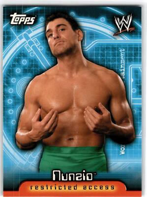 2006 Topps WWE Insider #53 Nunzio | eBay