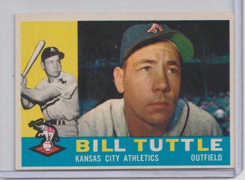 1960 Topps - Bill Tuttle #367 Rare Old US Vintage Baseball Collection ...