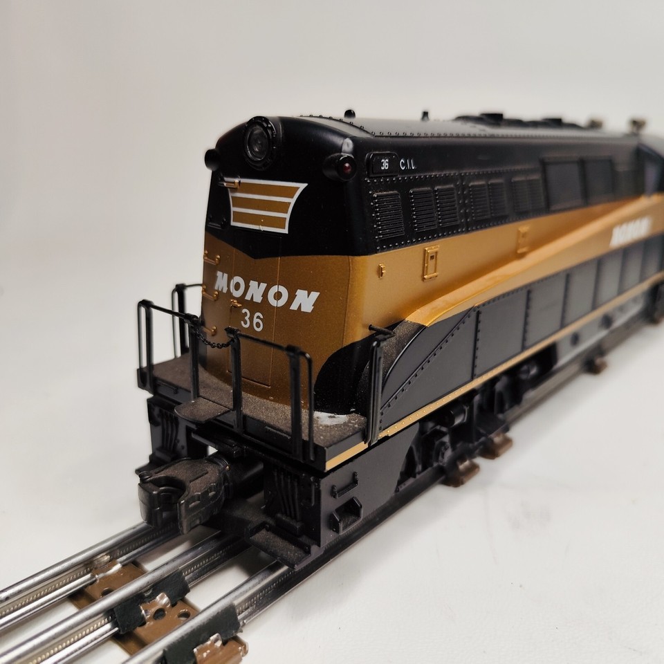 O Gauge MTH Monon Locomotive Diesel EMD BL2 Powered w/ Proto Sound #36 ...
