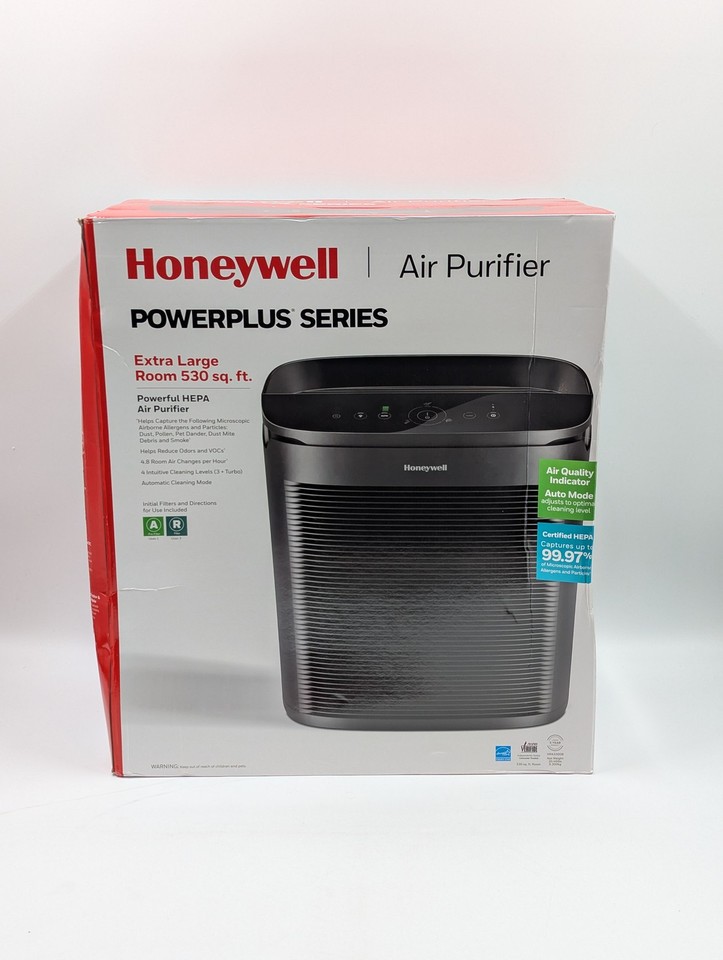 Honeywell PowerPlus HEPA Air Purifier Extra-Large Room 530 sq. ft ...