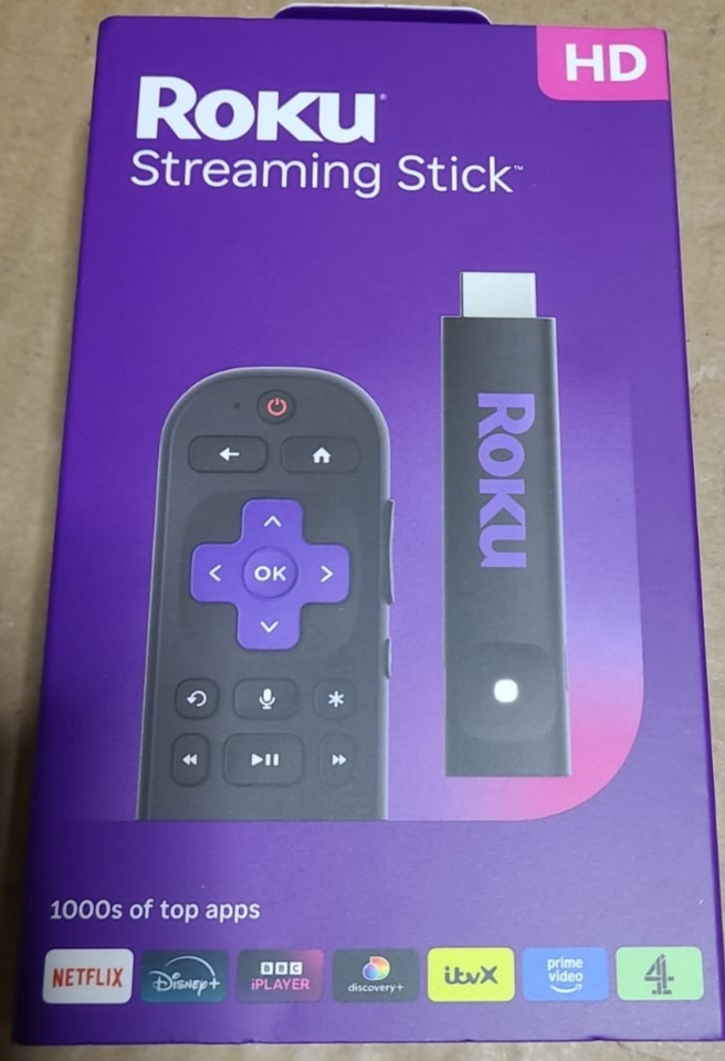 Roku® Streaming Stick™ 2025 – HD Roku Streaming Device for TV with ...