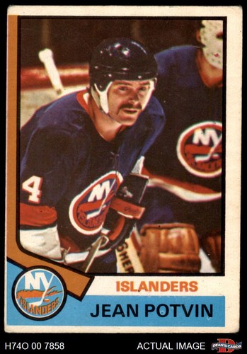 1974 O-Pee-Chee NHL #101 Jean Potvin Islanders RC 1.5 - FAIR | eBay