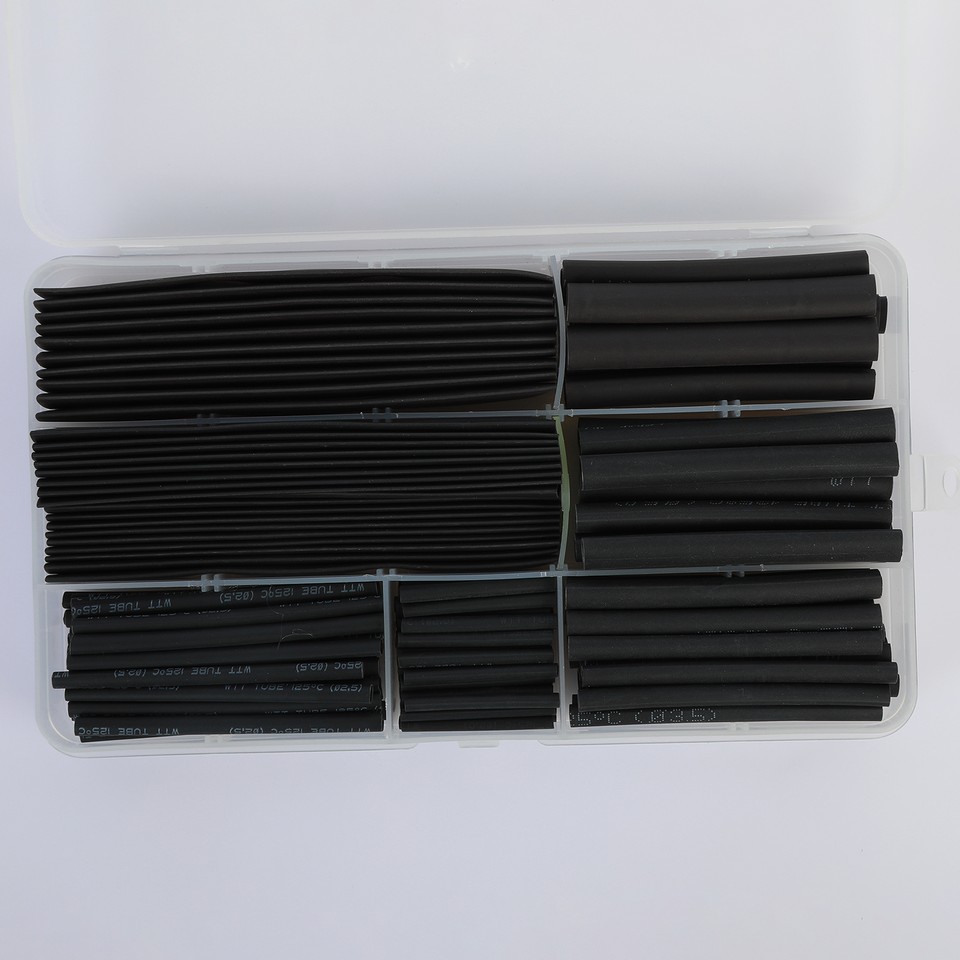 170pcs 30mm 60mm 100mm Heat Shrink Tubing Kit Fast Shrink Heat Easy to ...