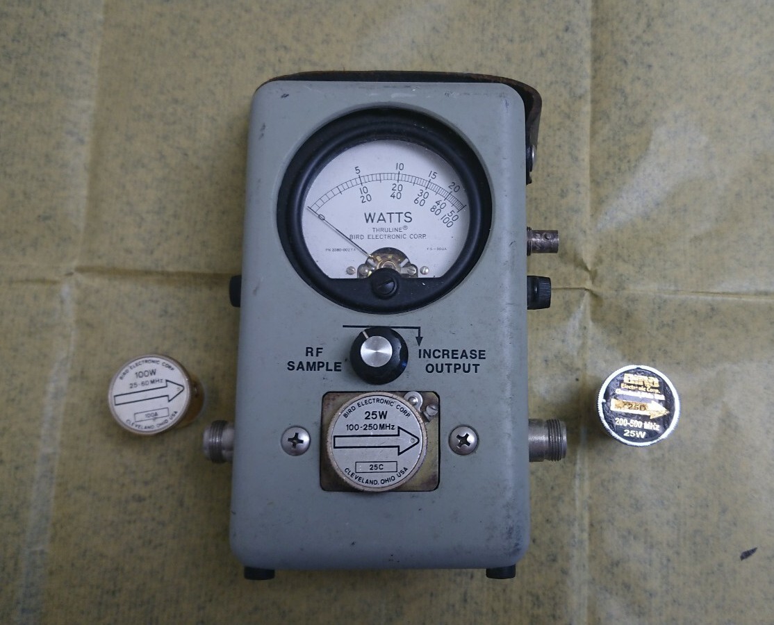 Bird 4431 Thruline RF Wattmeter with 3 Test elements | eBay