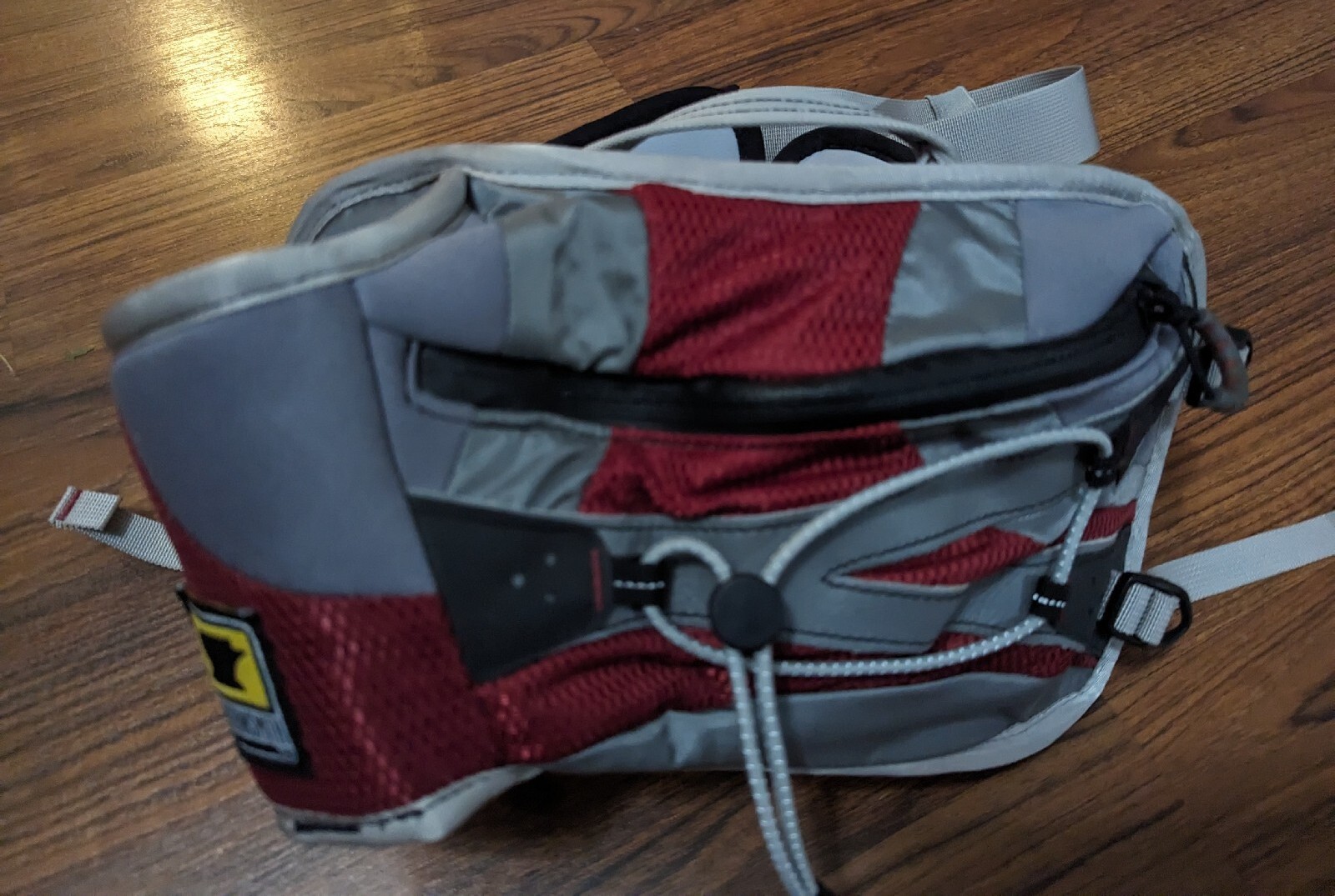 Mountainsmith Sprint Lumbar Hip Pack Red Gray Nylon Waist Bag Multi ...
