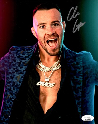 Colby Covington autographed signed 8x10 photo UFC JSA Witness Usman ...