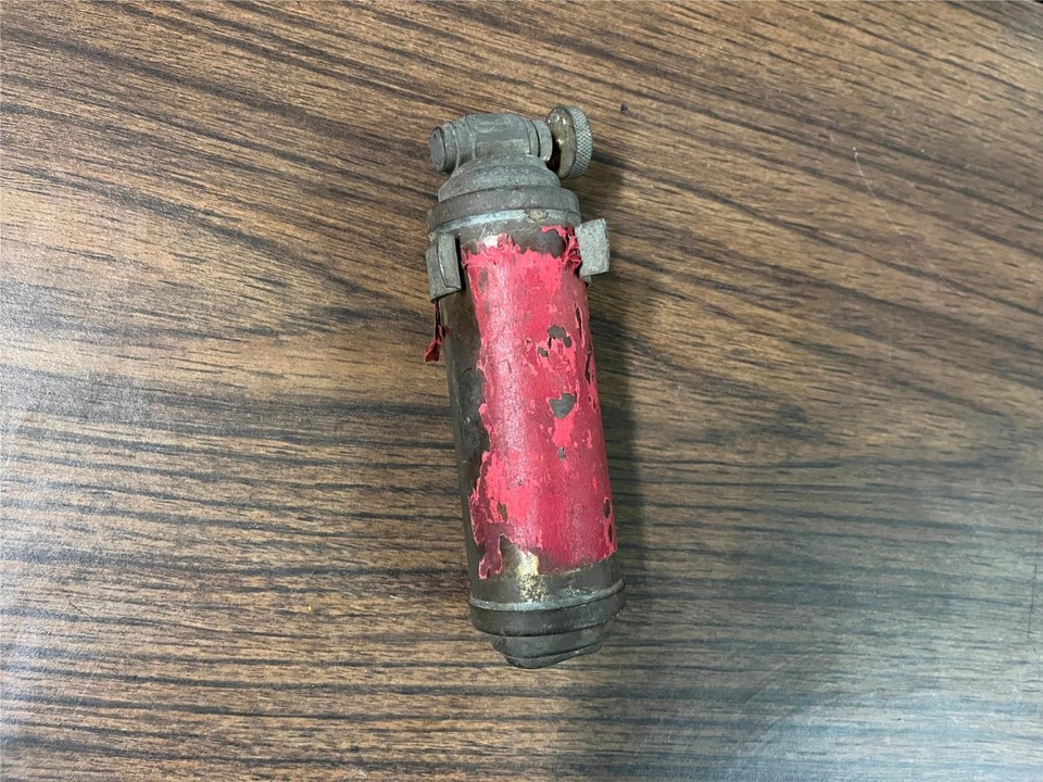 vintage Presto "CB" Mini Motorcycle Brass Fire Extinguisher Made In USA ...