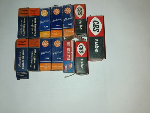 VINTAGE Set of Vacuum Tubes | Several Different Boxes SEE DESCRIPTION ...