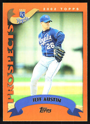 2002 Topps Traded & Rookies #T183 Jeff Austin Rookie RC Kansas City ...