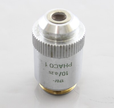 Leitz Phaco 10x 0.25 Phase Contrast Microscope Objective | eBay