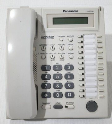 Panasonic KX-T7730 24-Button Display Phone (WHITE) *Refurbished* | eBay