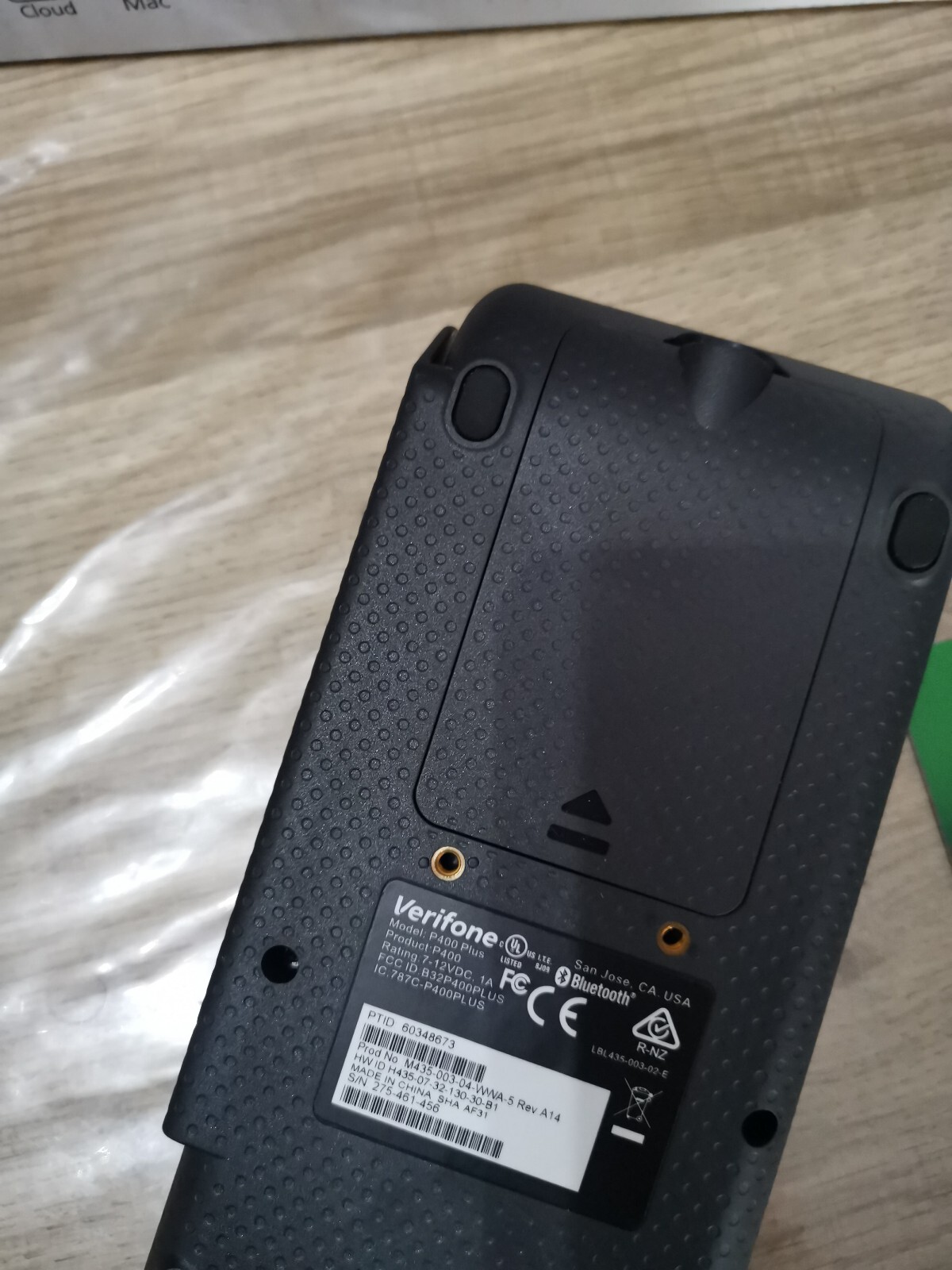 Verifone P400 Plus Credit Card Reader Payment Terminal Touch Screen ...