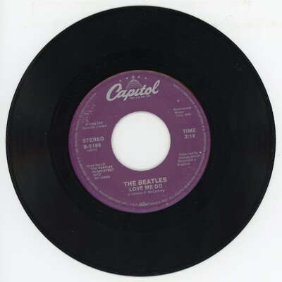 The Beatles Love Me Do 7" Capitol Purple Label 1988 | eBay