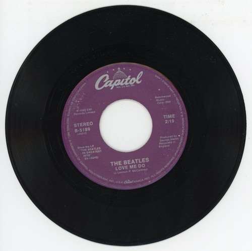 The Beatles Love Me Do 7" Capitol Purple Label 1988 | eBay