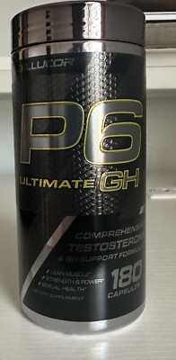 Cellucor P6 Ultimate GH Test Booster for Men Growth Hormone Support 180 ...