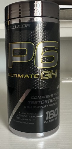 Cellucor P6 Ultimate GH Test Booster for Men Growth Hormone Support 180 ...
