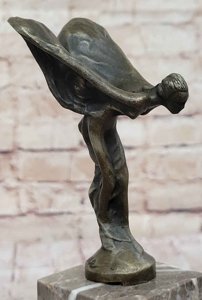 Sculpture Statue Flying Lady "Spirit of Ecstasy" Rolls Royce Symbol ...