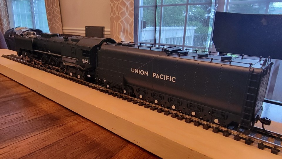 Rivarossi HO scale Union Pacific #844 with (9) UP excursion passenger ...