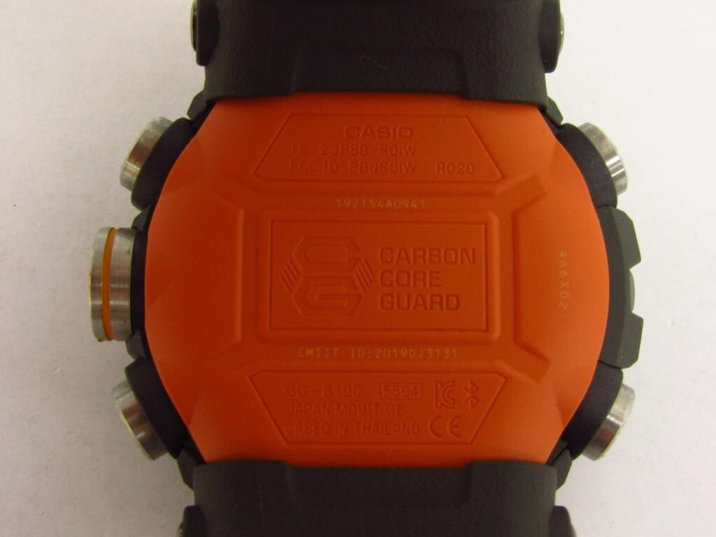 CASIO G-SHOCK MUDMASTER GG-B100-1A9JF Orange Band Used Japan CASIO G-SHOCK MUDMASTER GG-B100-1A9JF Orange Band Used Japan
